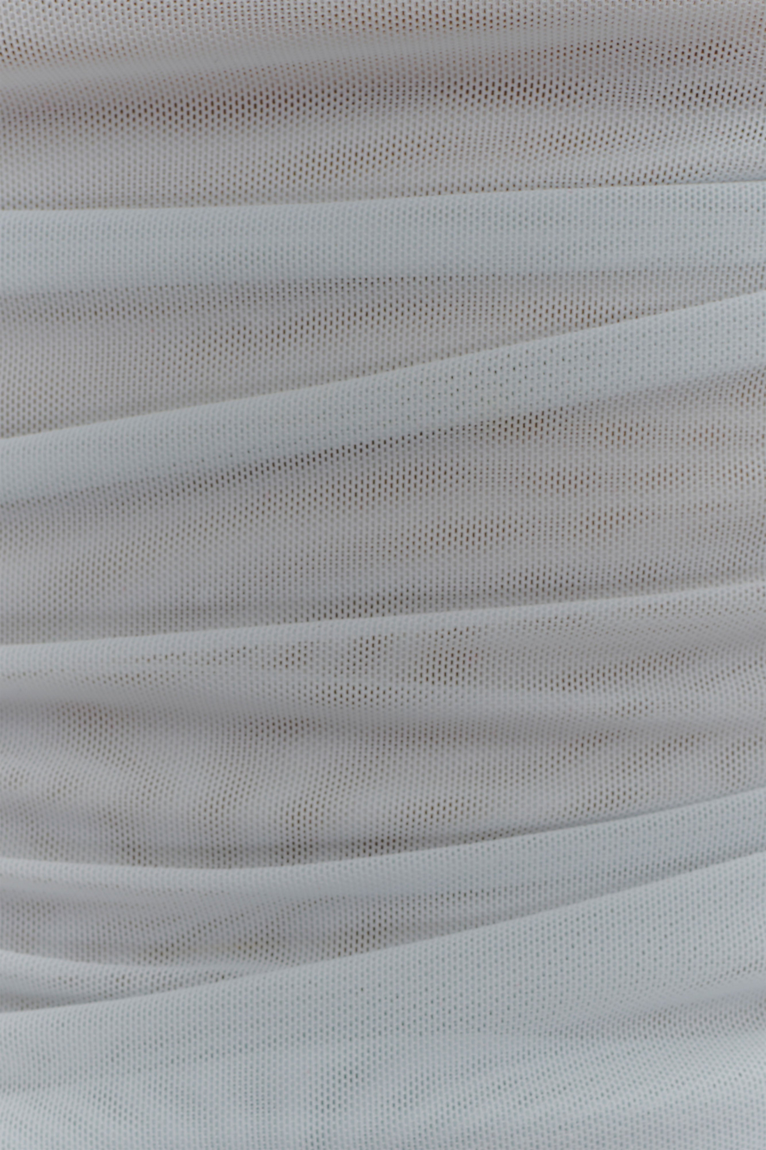 Arna Mesh Maxi Skirt - Pale Blue & MESHKI UK