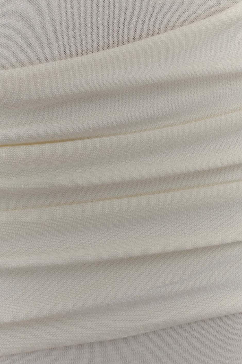 Irene Gathered Knit Top - Ivory & MESHKI UK