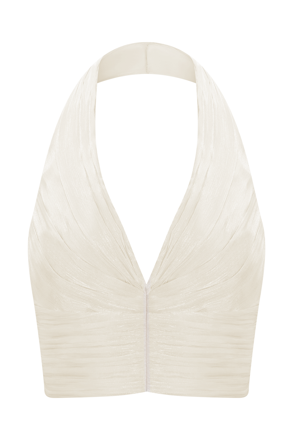 Makena Gathered Midi Skirt - Opal White & MESHKI UK